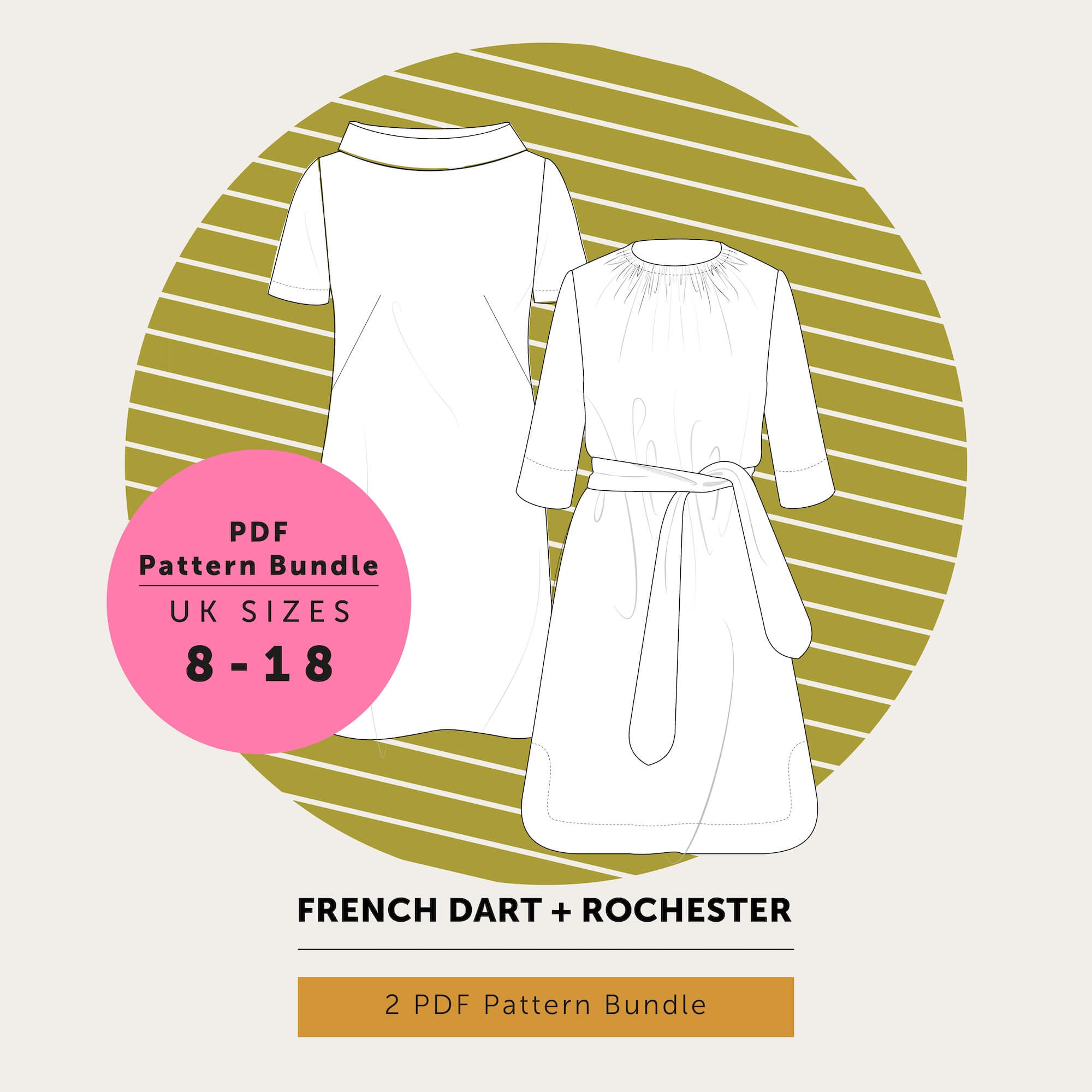 French Dart + Rochester PDF Sewing Pattern Collection - Maven Patterns